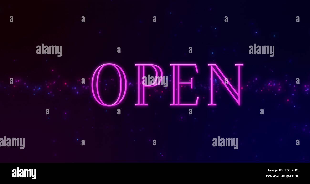 Open design movement text hi-res stock photography and images - Alamy