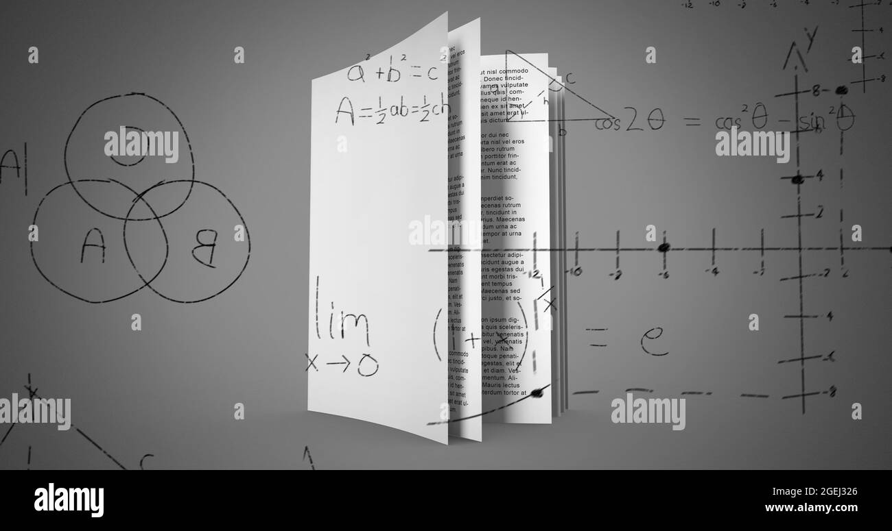 Mathematics equations Black and White Stock Photos & Images - Alamy