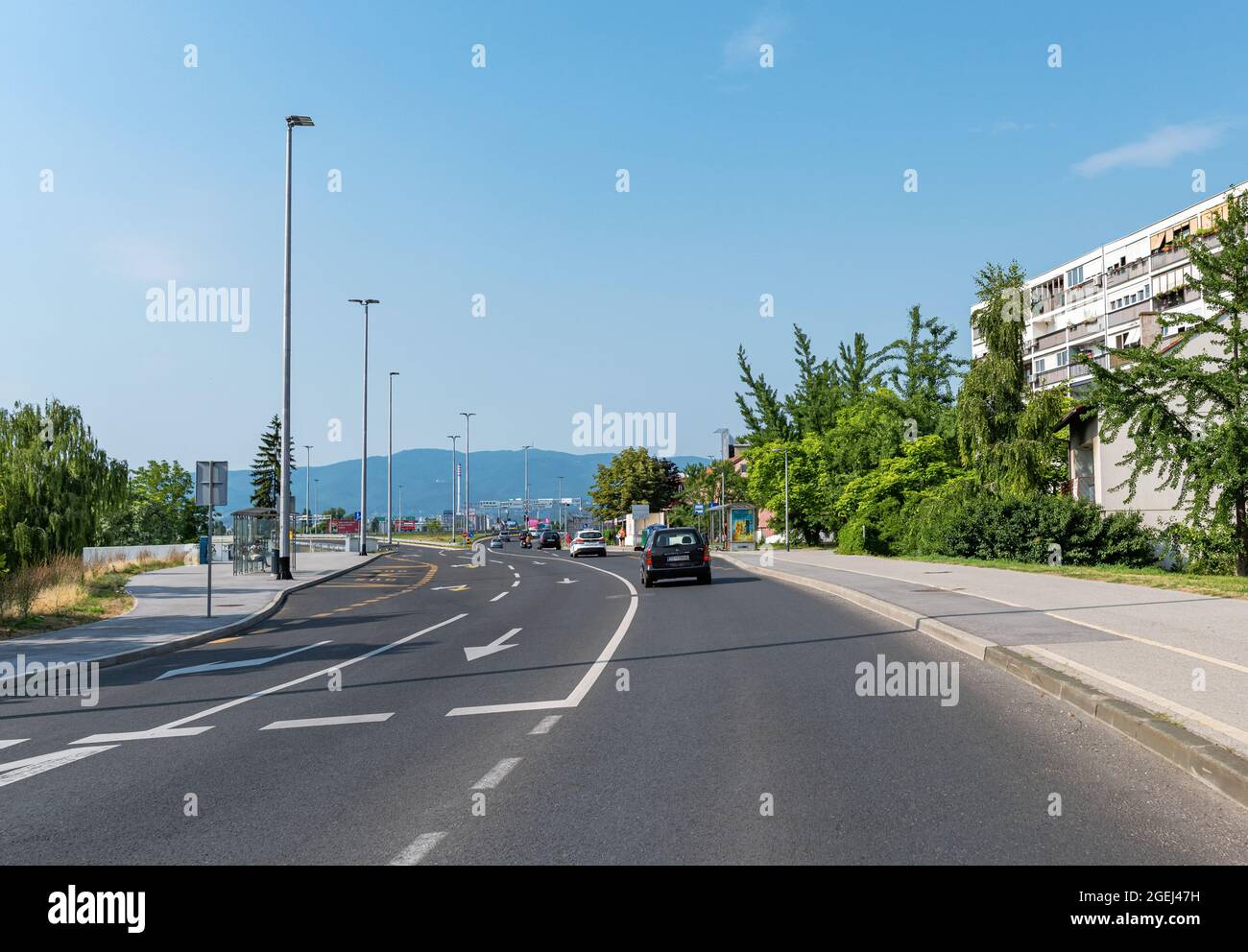 Streets and highways in the city of Zagreb, Croatia Stock Photo - Alamy