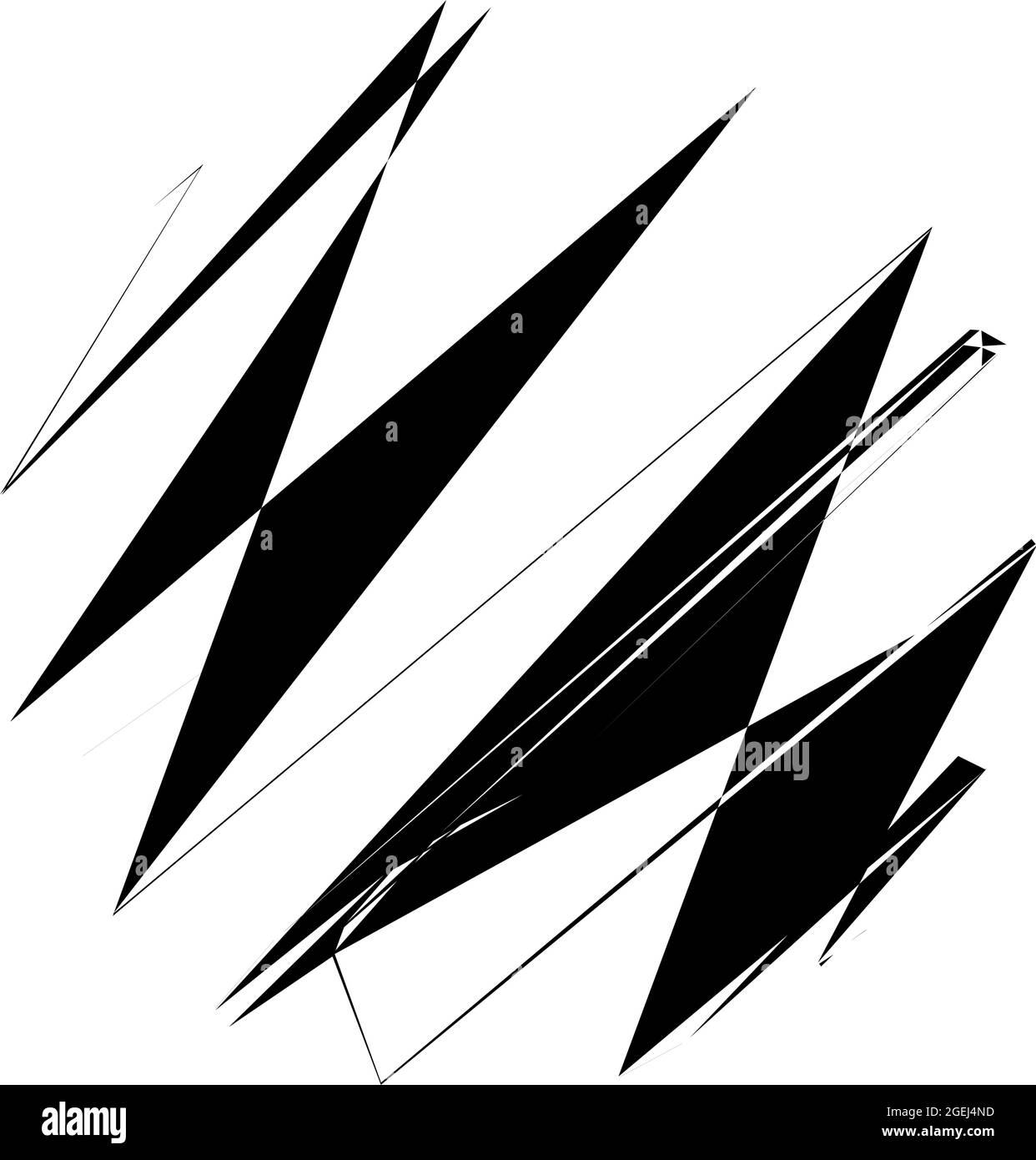 Random geometric abstract art element. Shattered texture – stock vector ...