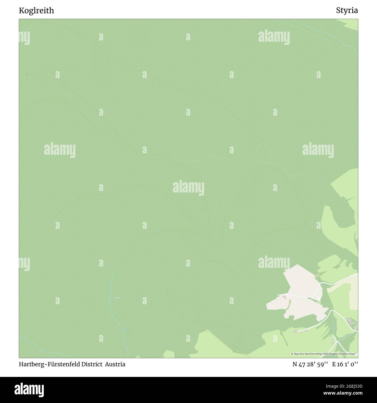 Koglreith, Hartberg-Fürstenfeld District, Austria, Styria, N 47 28' 59 ...