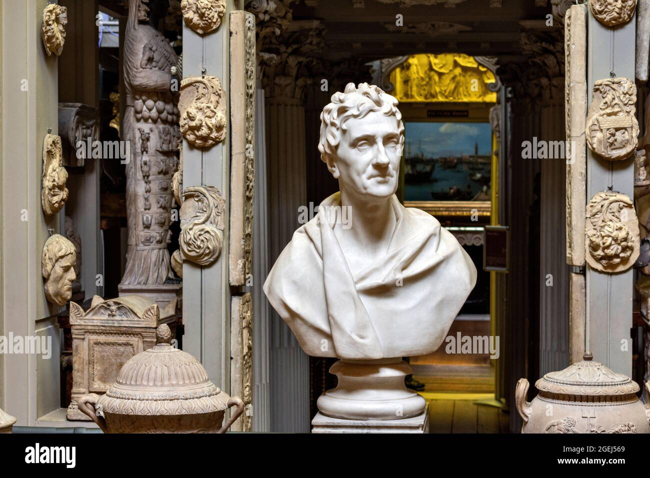John soane interior hi-res stock photography and images - Alamy