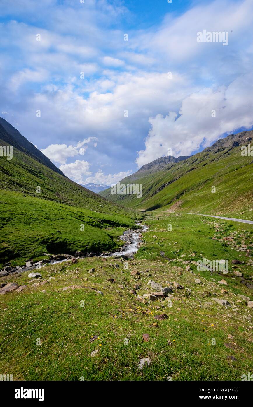 Amazing scenery and typical landscape in Austria - the Austrian Alps ...