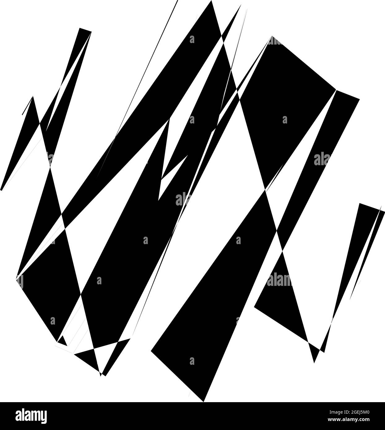 Random geometric abstract art element. Shattered texture – stock vector ...