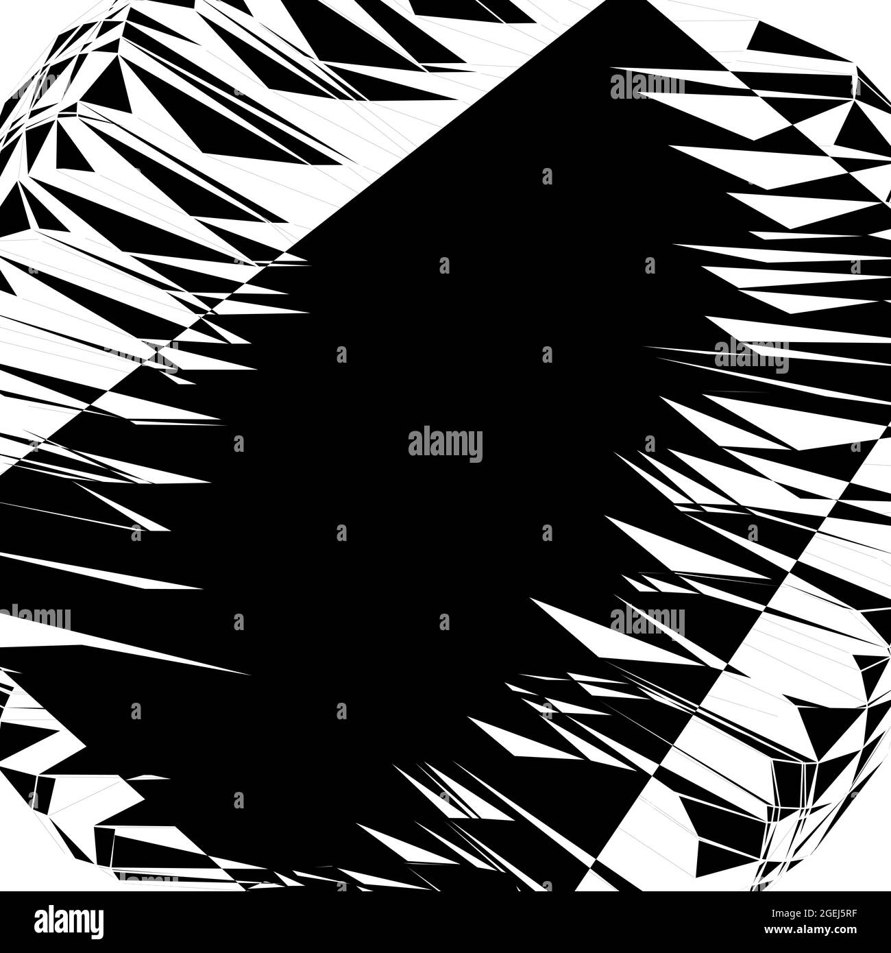 Random geometric abstract art element. Shattered texture – stock vector ...