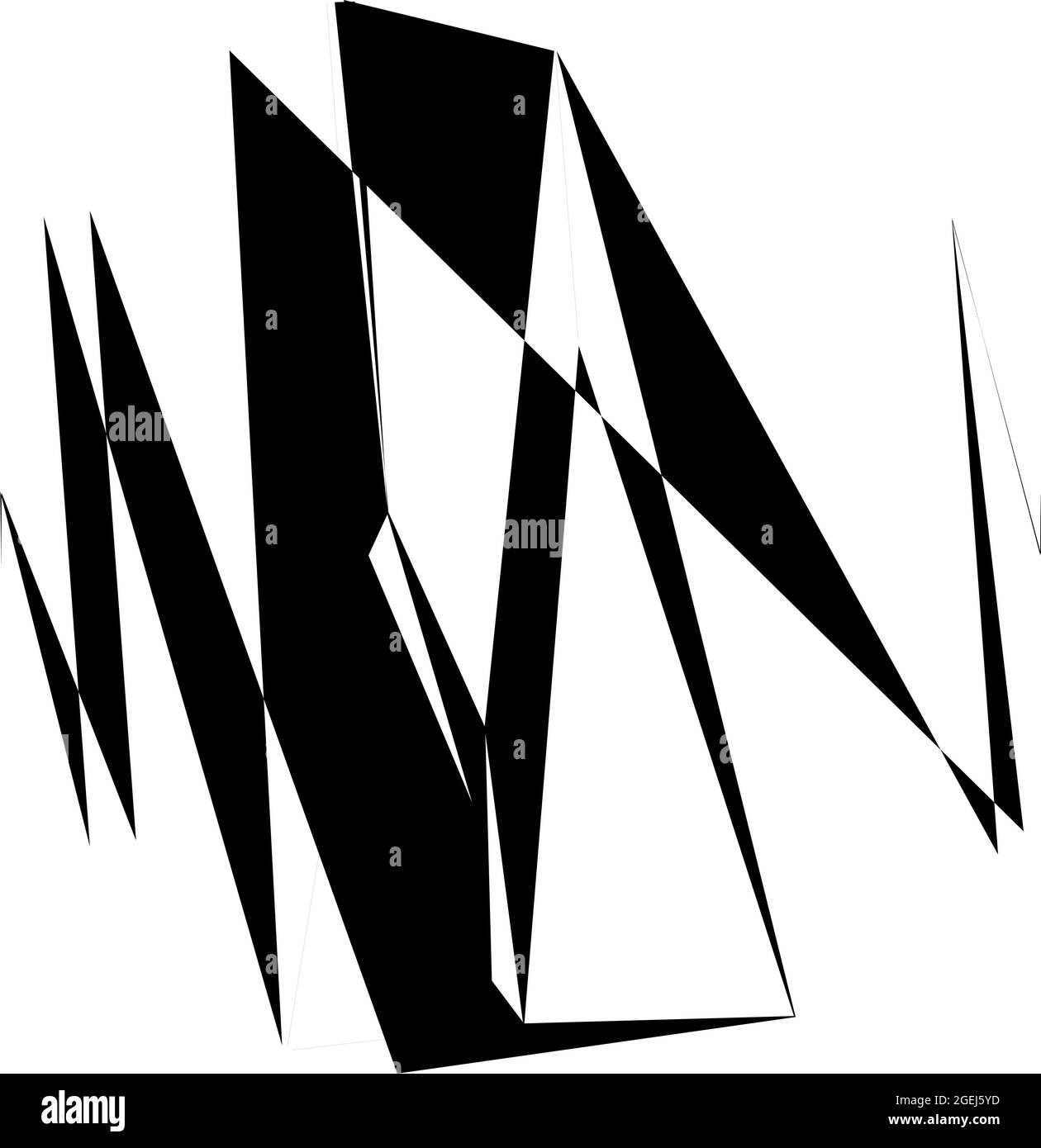Random geometric abstract art element. Shattered texture – stock vector ...