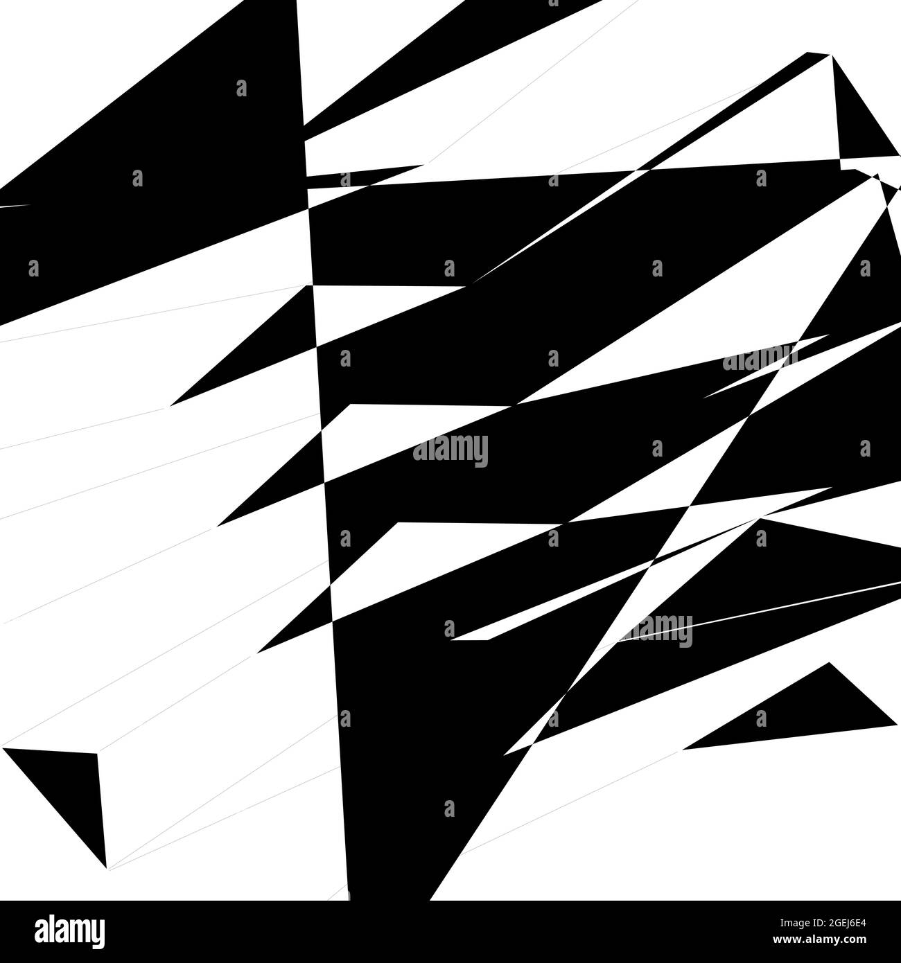 Random geometric abstract art element. Shattered texture – stock vector ...