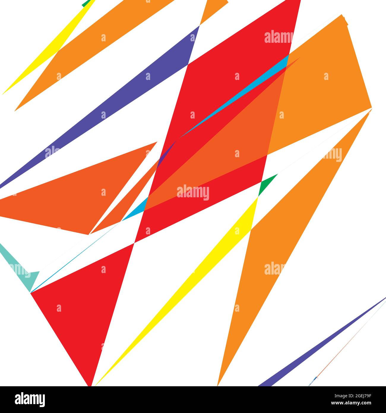 Random geometric abstract art element. Shattered texture – stock vector ...