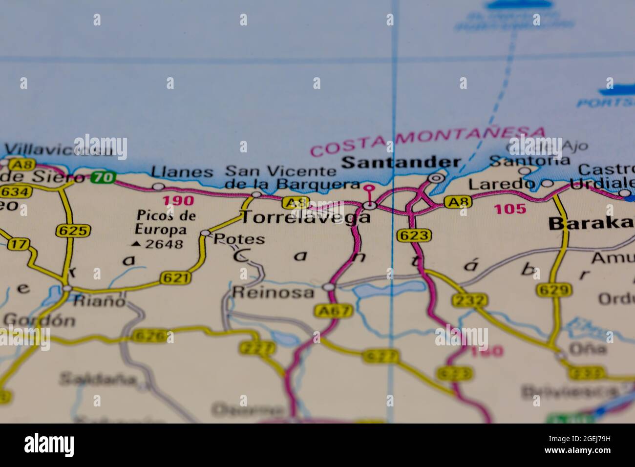 Map of torrelavega spain hi-res stock photography and images - Alamy