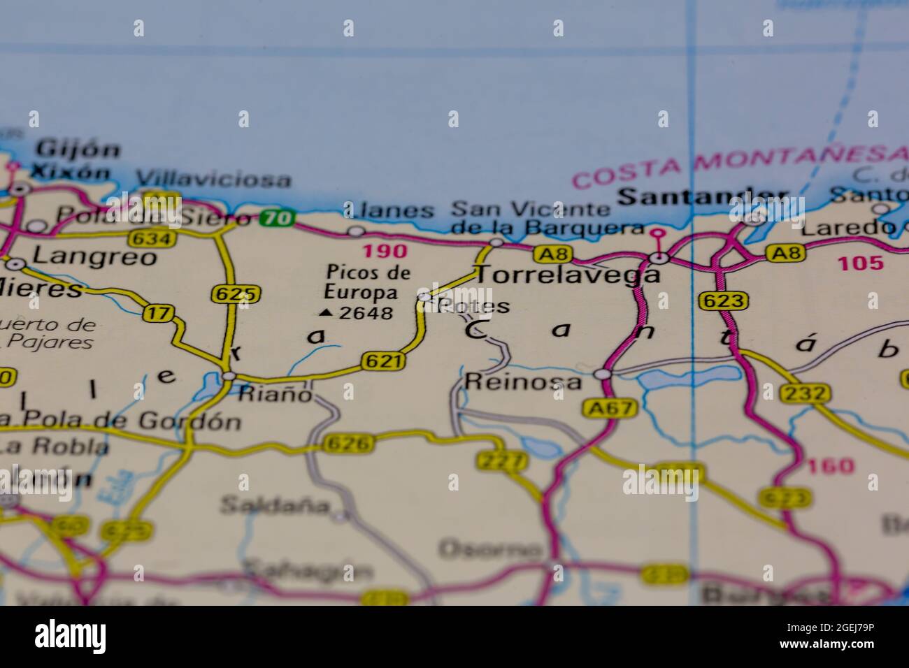 Potes map hi-res stock photography and images - Alamy