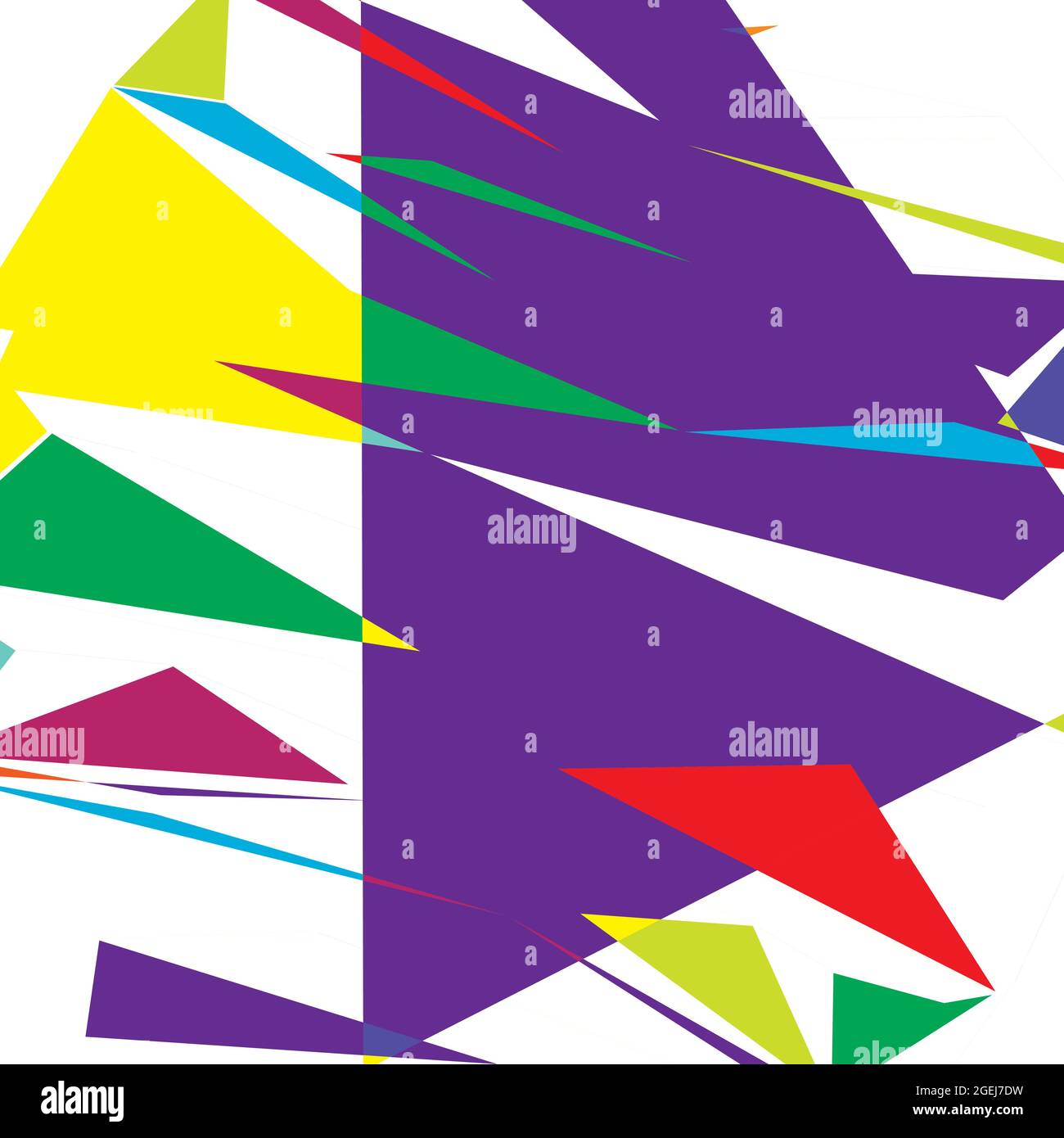 Random geometric abstract art element. Shattered texture – stock vector ...