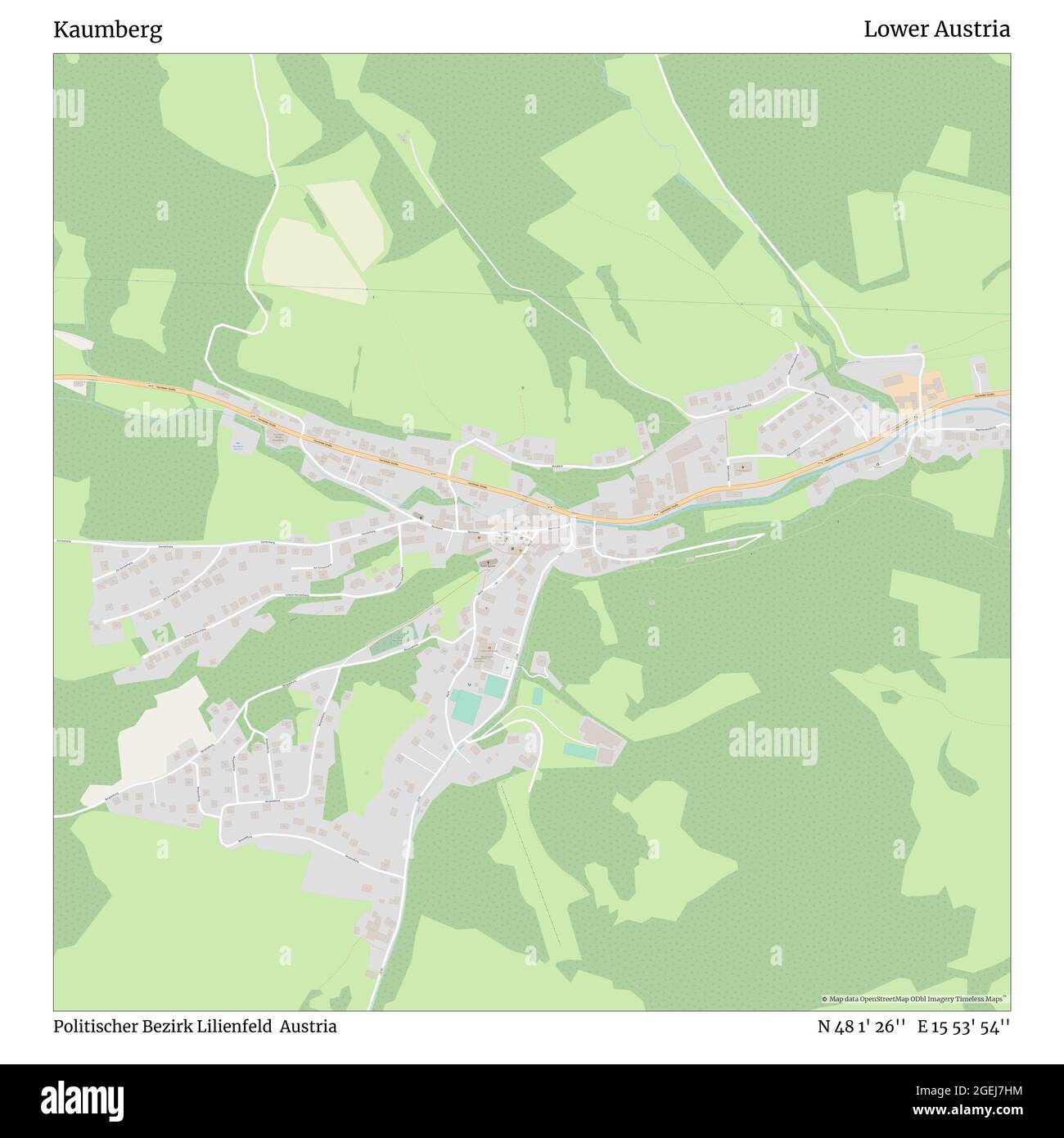 Kaumberg, Politischer Bezirk Lilienfeld, Austria, Lower Austria, N 48 1 ...