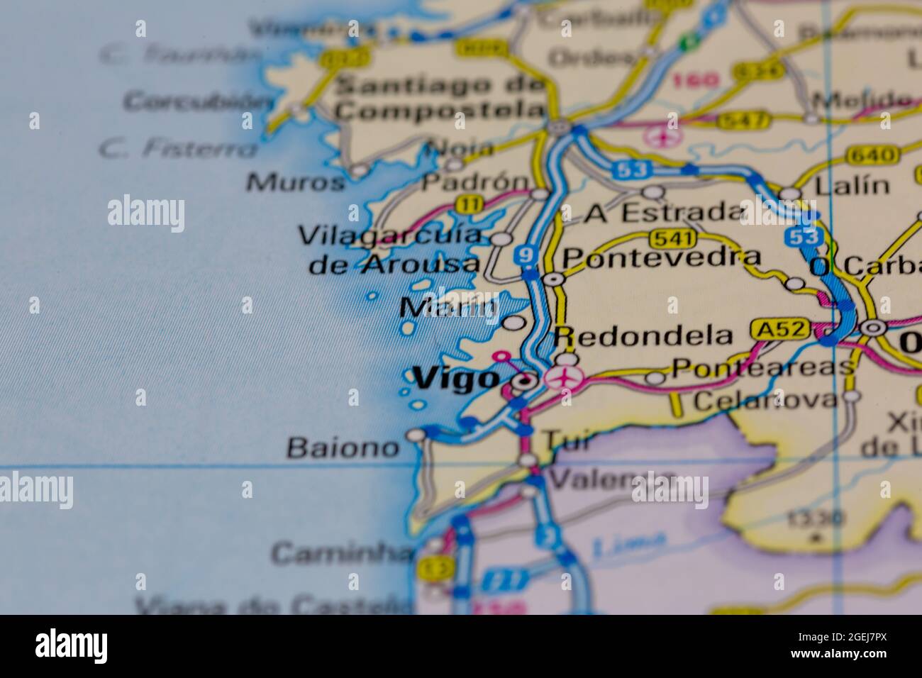 Map of marin spain hi-res stock photography and images - Alamy