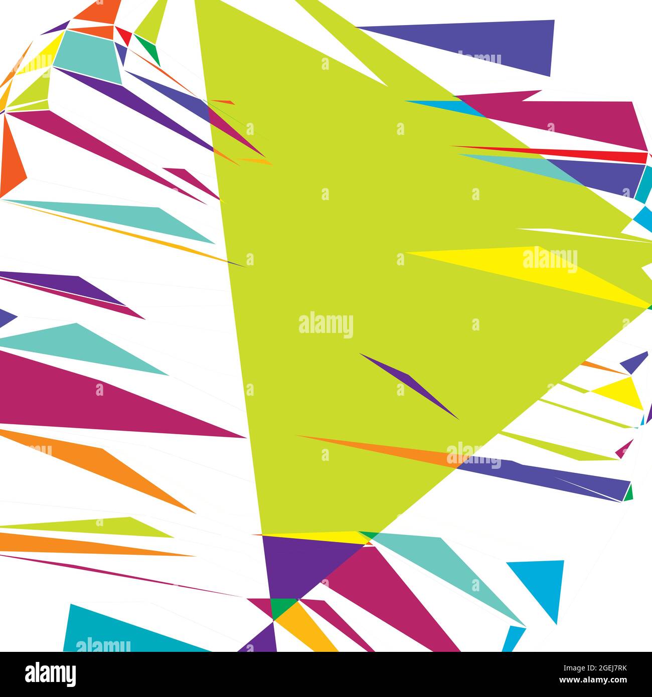 Random geometric abstract art element. Shattered texture – stock vector ...