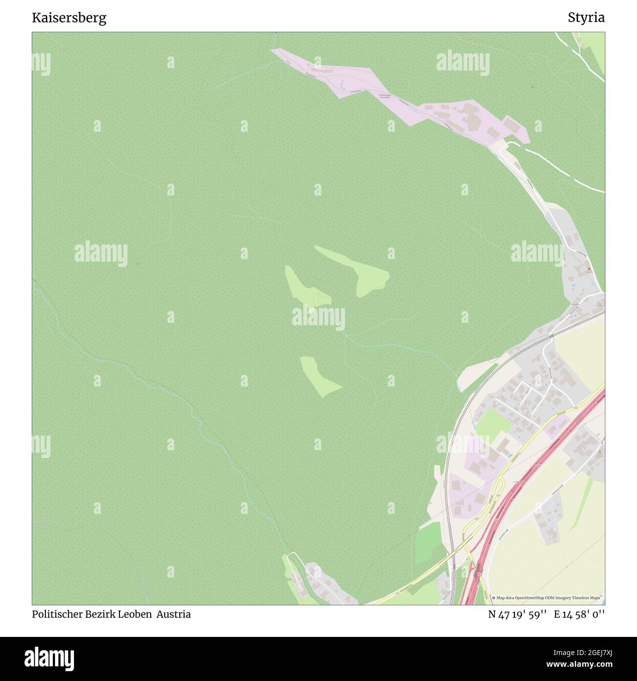 Leoben map hi-res stock photography and images - Alamy