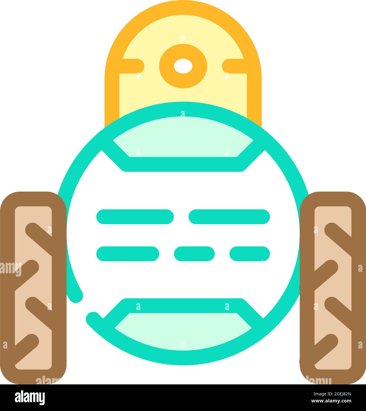 child robot color icon vector illustration Stock Vector Image & Art - Alamy