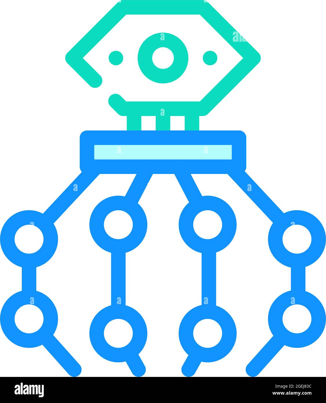 nanorobot equipment color icon vector illustration Stock Vector Image ...