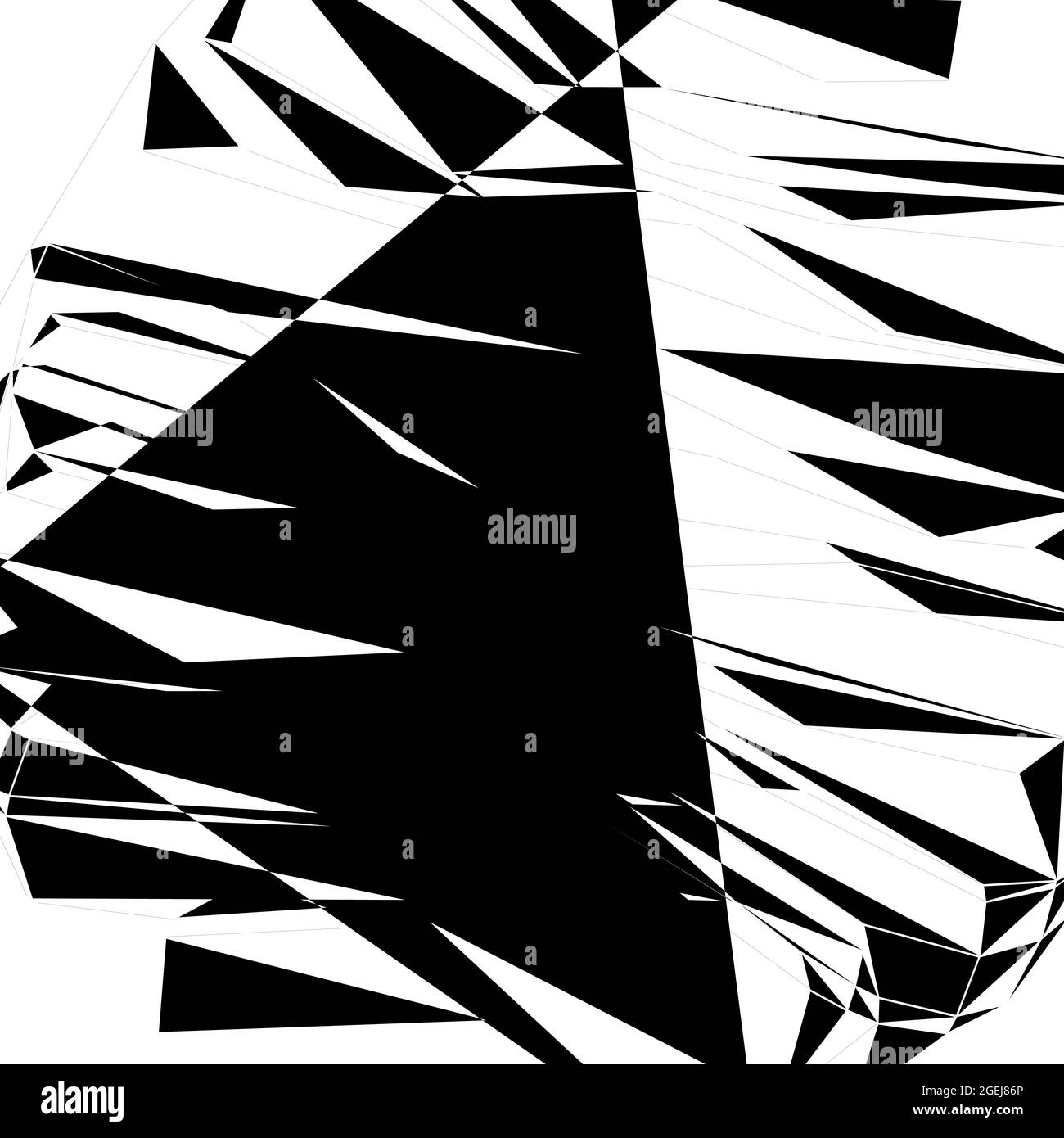 Random geometric abstract art element. Shattered texture – stock vector ...