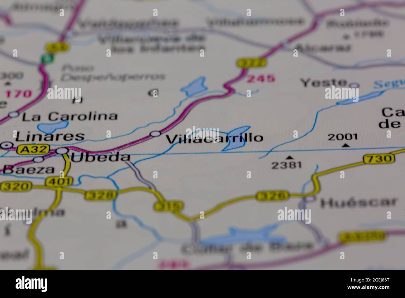 Villacarrillo spain map hi-res stock photography and images - Alamy