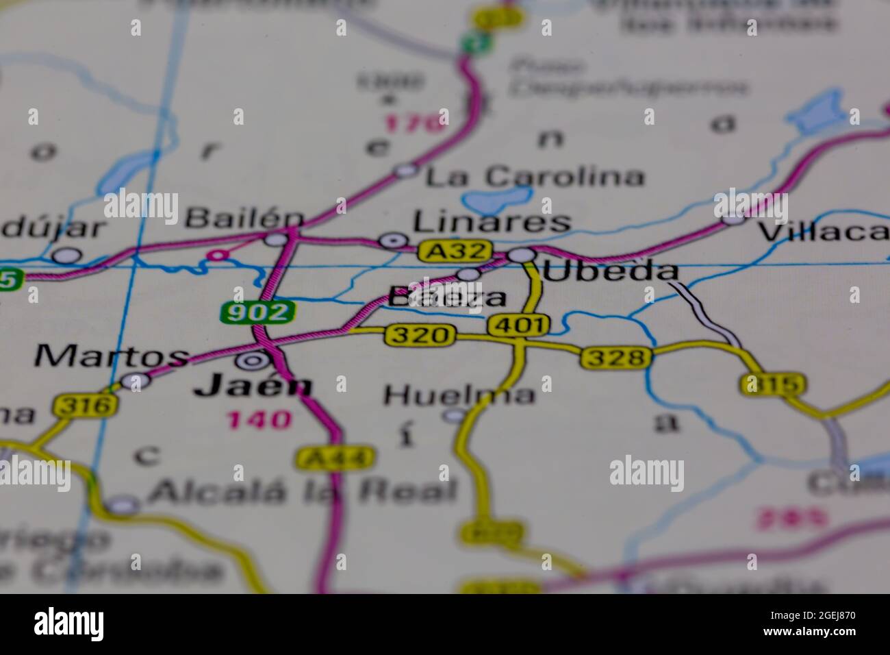 Map Of Baeza Spain High Resolution Stock Photography and Images - Alamy