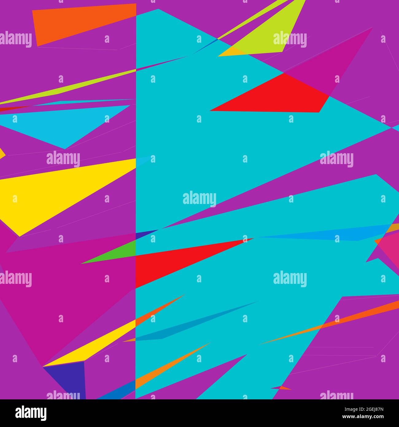 Random geometric abstract art element. Shattered texture – stock vector ...