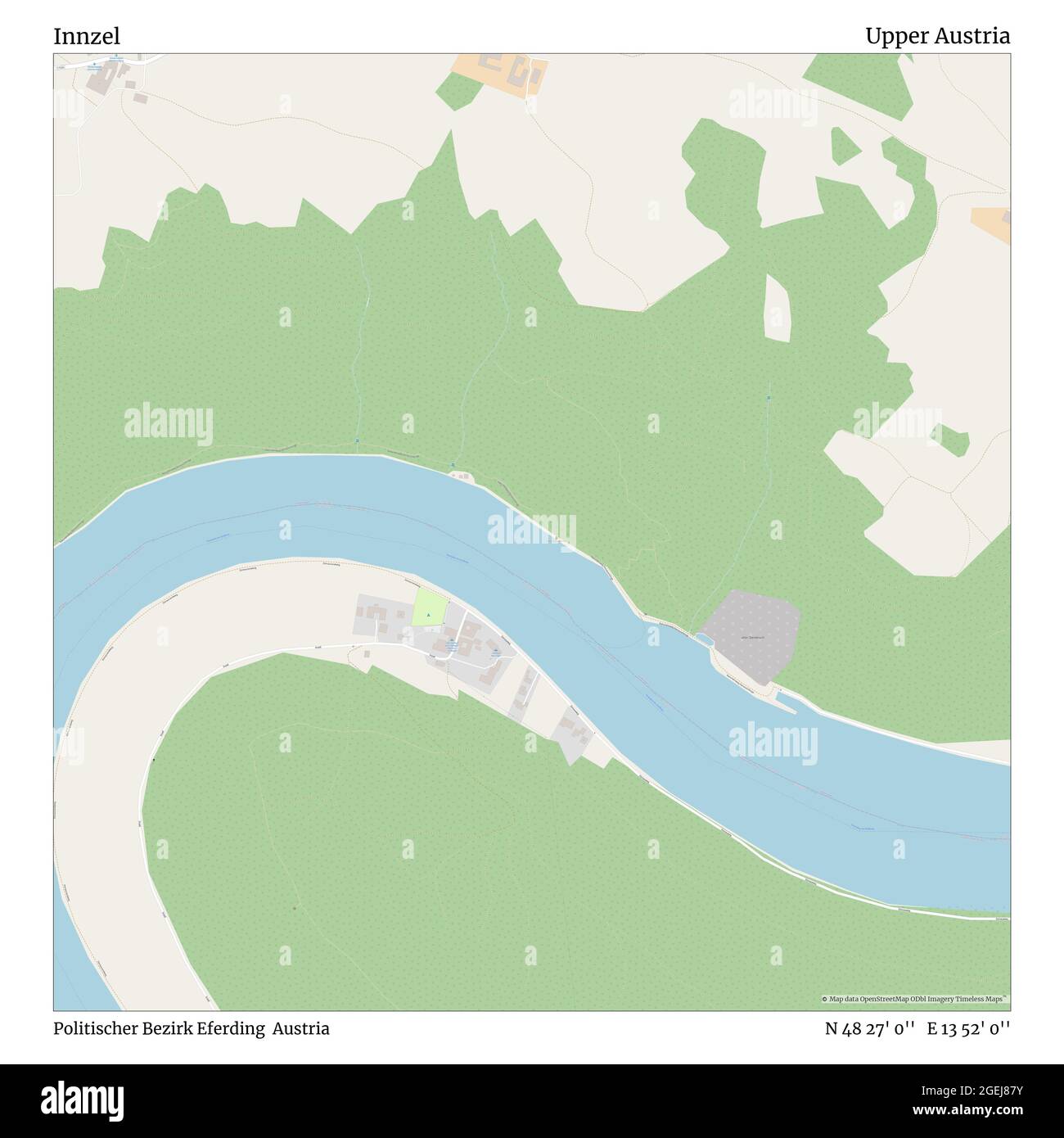Innzel, Politischer Bezirk Eferding, Austria, Upper Austria, N 48 27' 0 ...