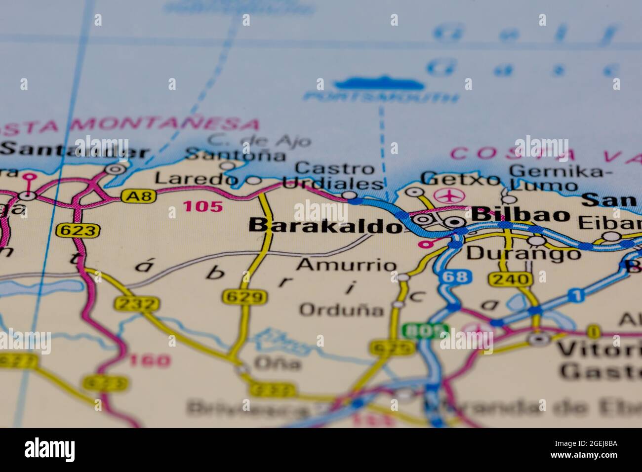 Map of barakaldo spain hi-res stock photography and images - Alamy