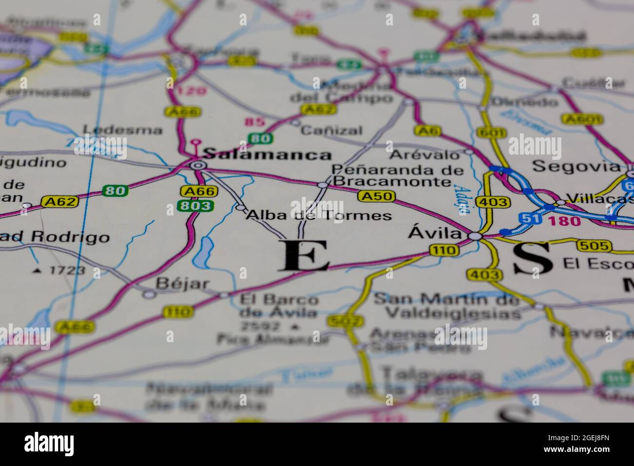 Alba de tormes spain map hi-res stock photography and images - Alamy