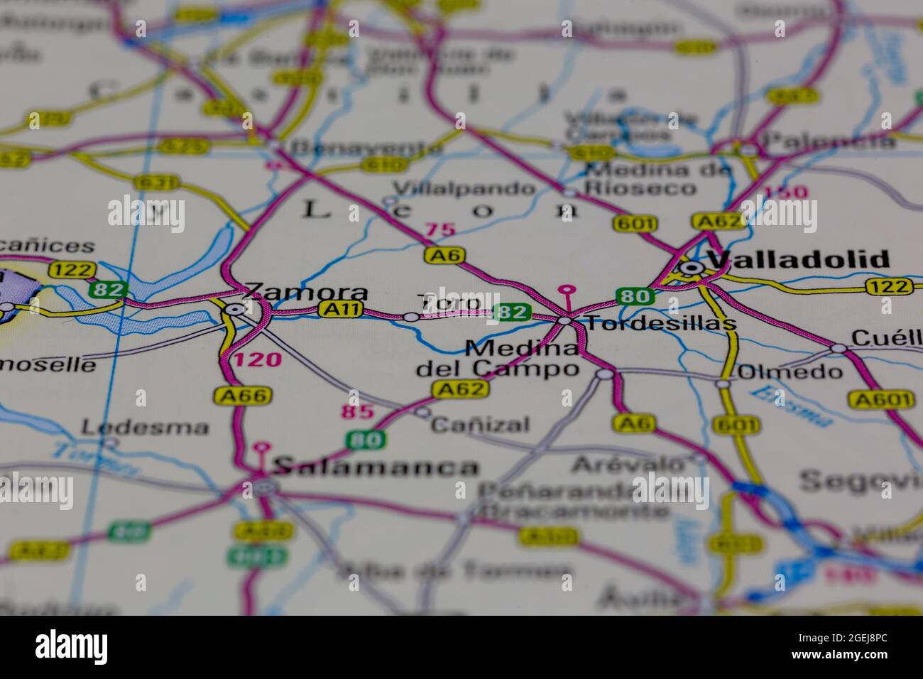 Map of toro hi-res stock photography and images - Alamy