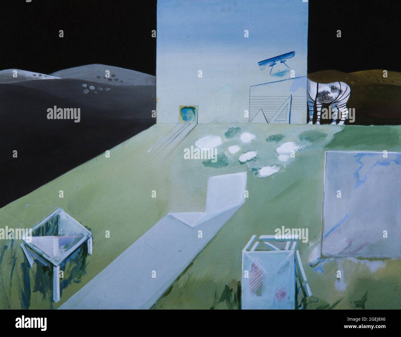 Roser Agell i Cisa / Pintura, 1978. Colección privada Stock Photo - Alamy