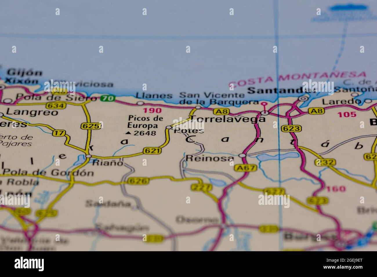 Potes map hi-res stock photography and images - Alamy