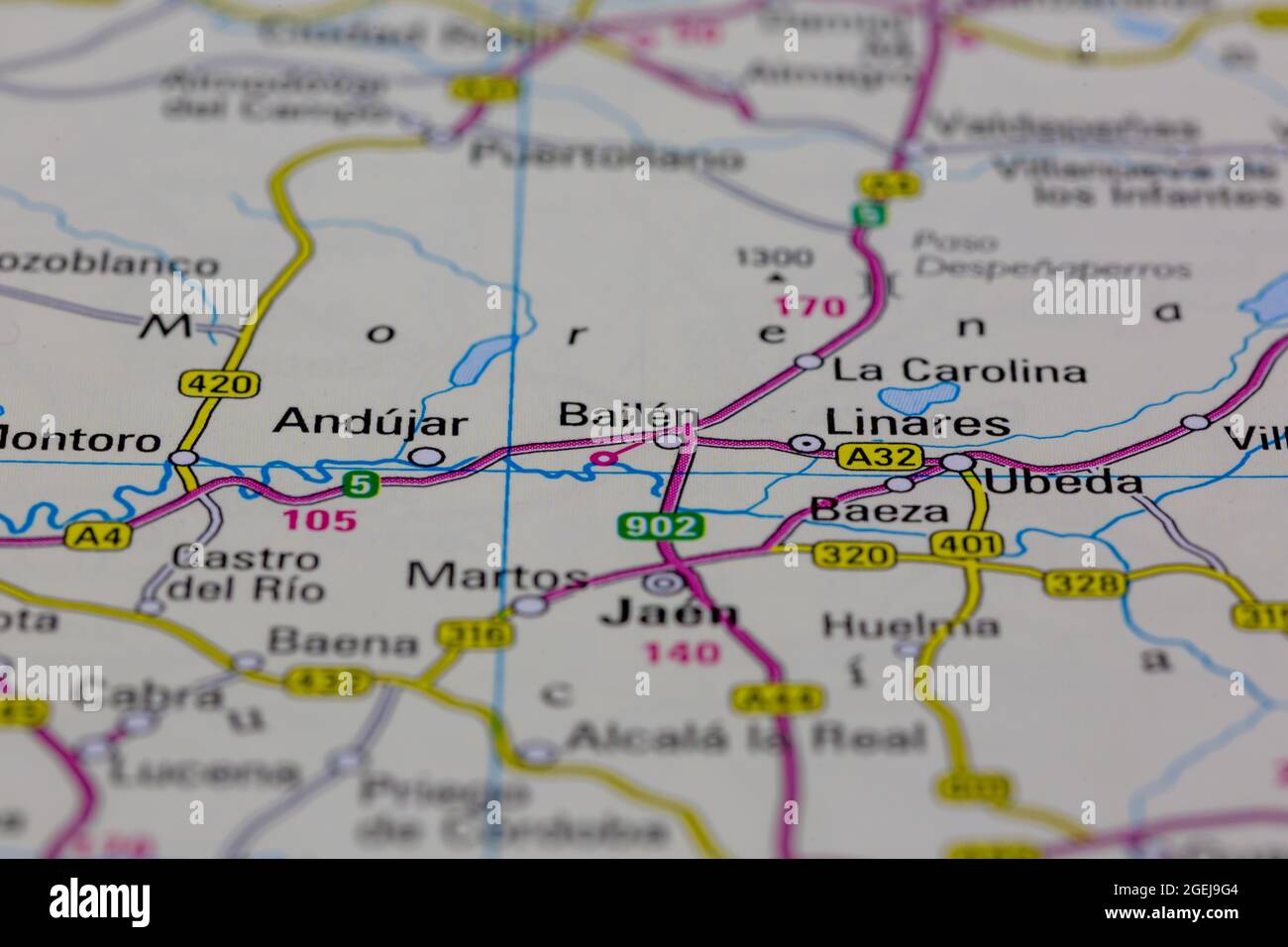Bailen map hi-res stock photography and images - Alamy