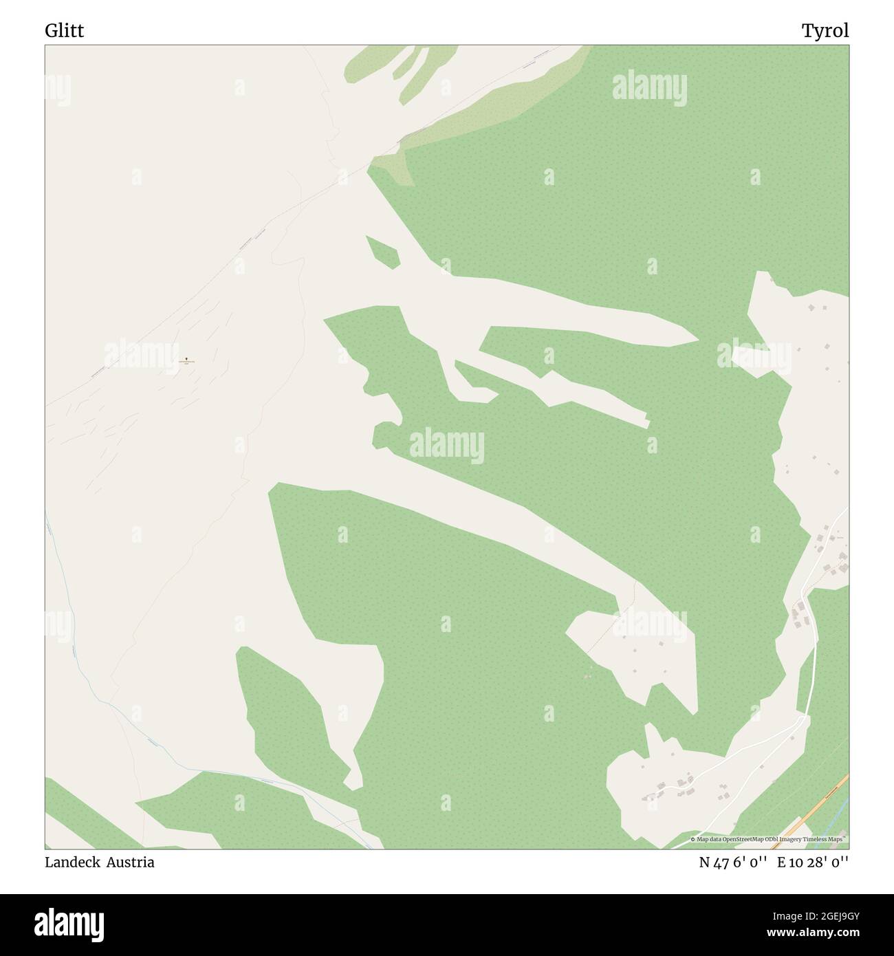 Glitt, Landeck, Austria, Tyrol, N 47 6' 0'', E 10 28' 0'', map ...