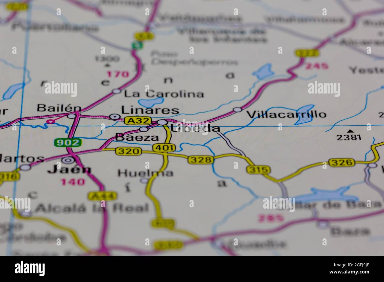 Ubeda spain map hi-res stock photography and images - Alamy