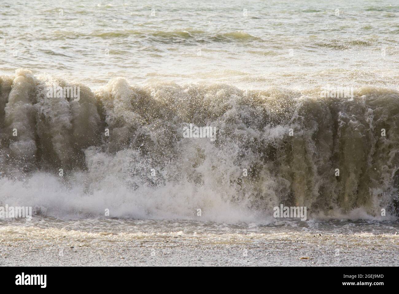 Big sea waves and splashes during stormy weather in Batumi, Georgia Stock Photo - Alamy