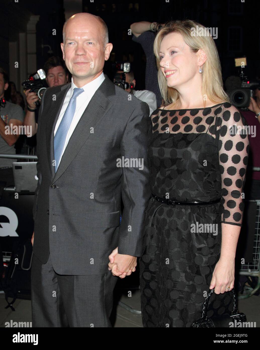 London. UK. William Hague and Ffion Hague at The GQ Men of the Year ...