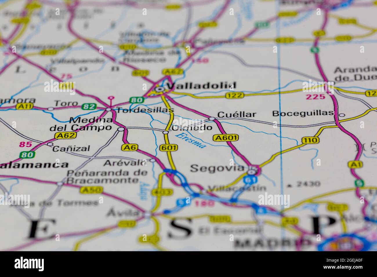 Map of olmedo spain hi-res stock photography and images - Alamy