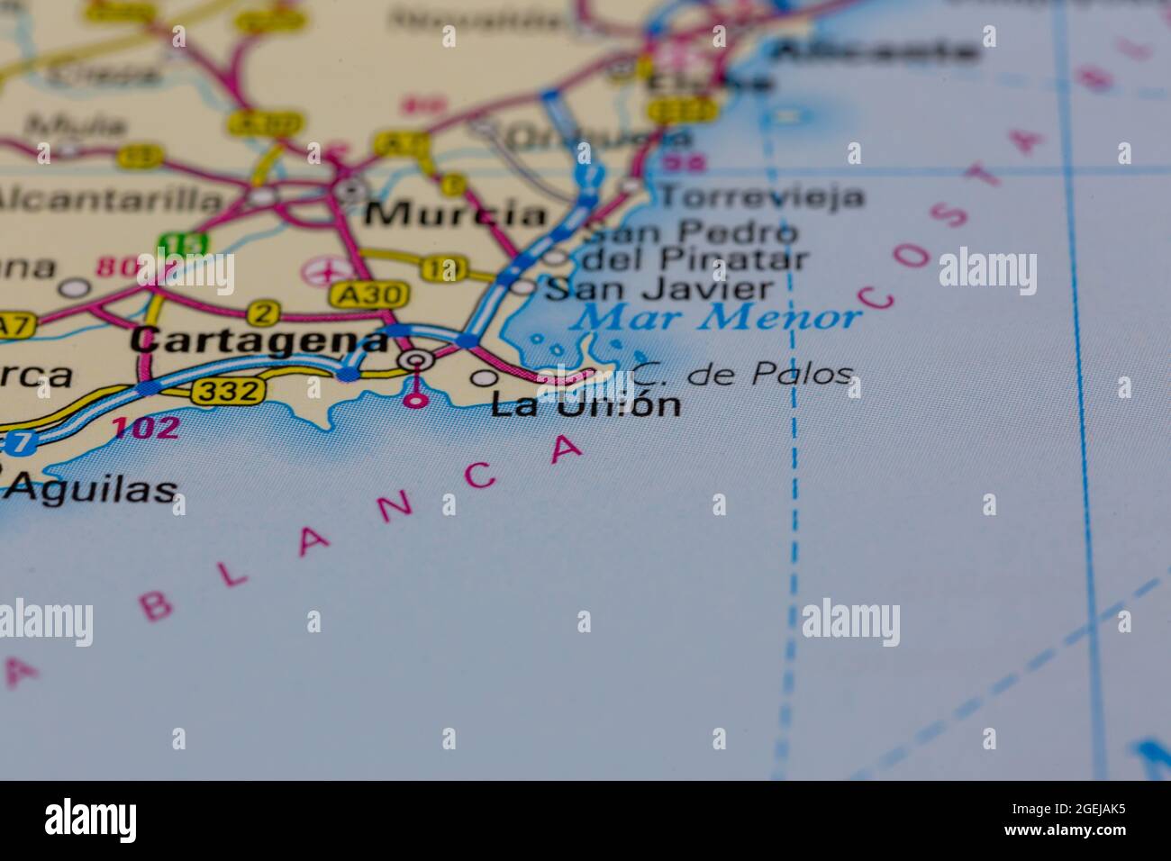 La union on a map hi-res stock photography and images - Alamy