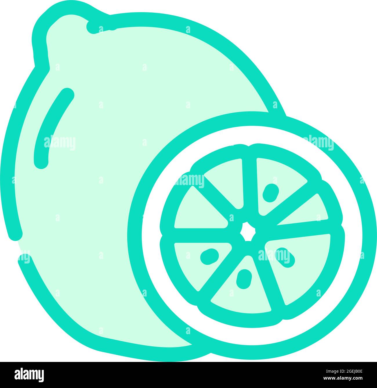 lime fruit color icon vector illustration Stock Vector Image & Art - Alamy