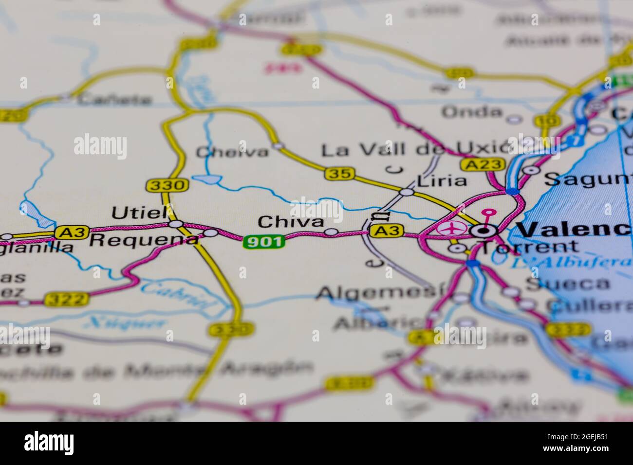 Chiva map hi-res stock photography and images - Alamy