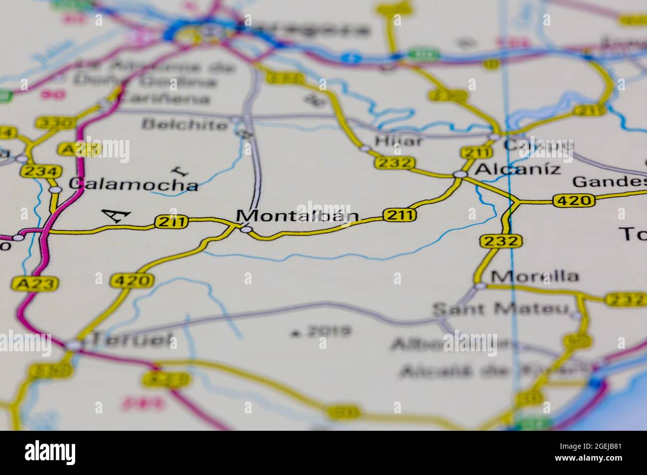 Montalban map hi-res stock photography and images - Alamy