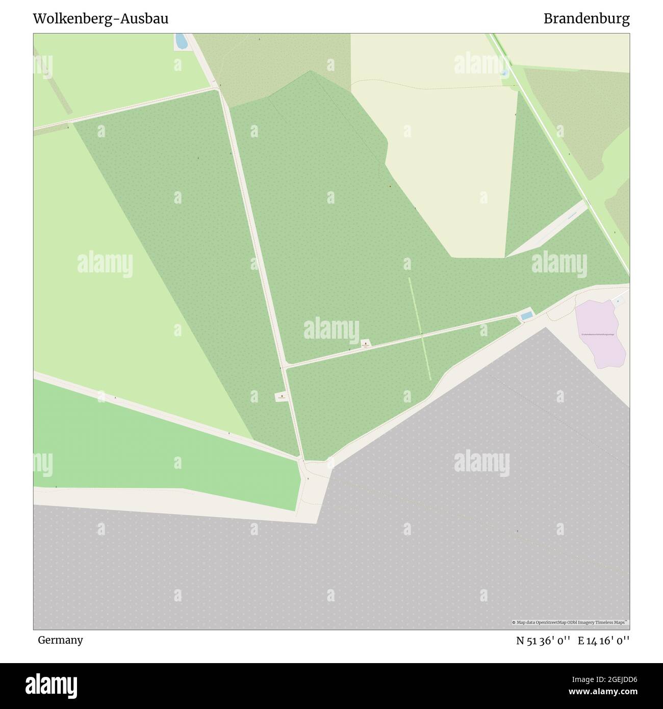 Wolkenberg-Ausbau, Germany, Brandenburg, N 51 36' 0'', E 14 16' 0 ...