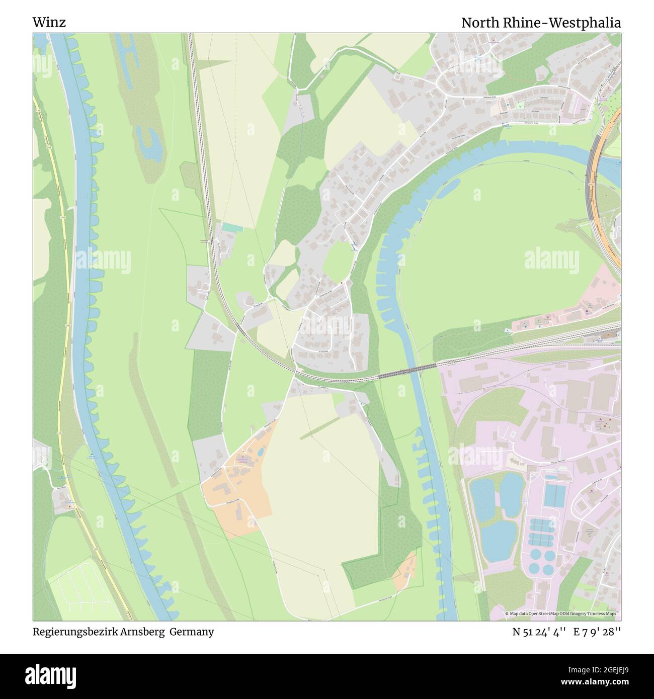 Winz, Regierungsbezirk Arnsberg, Germany, North Rhine-Westphalia, N 51 ...