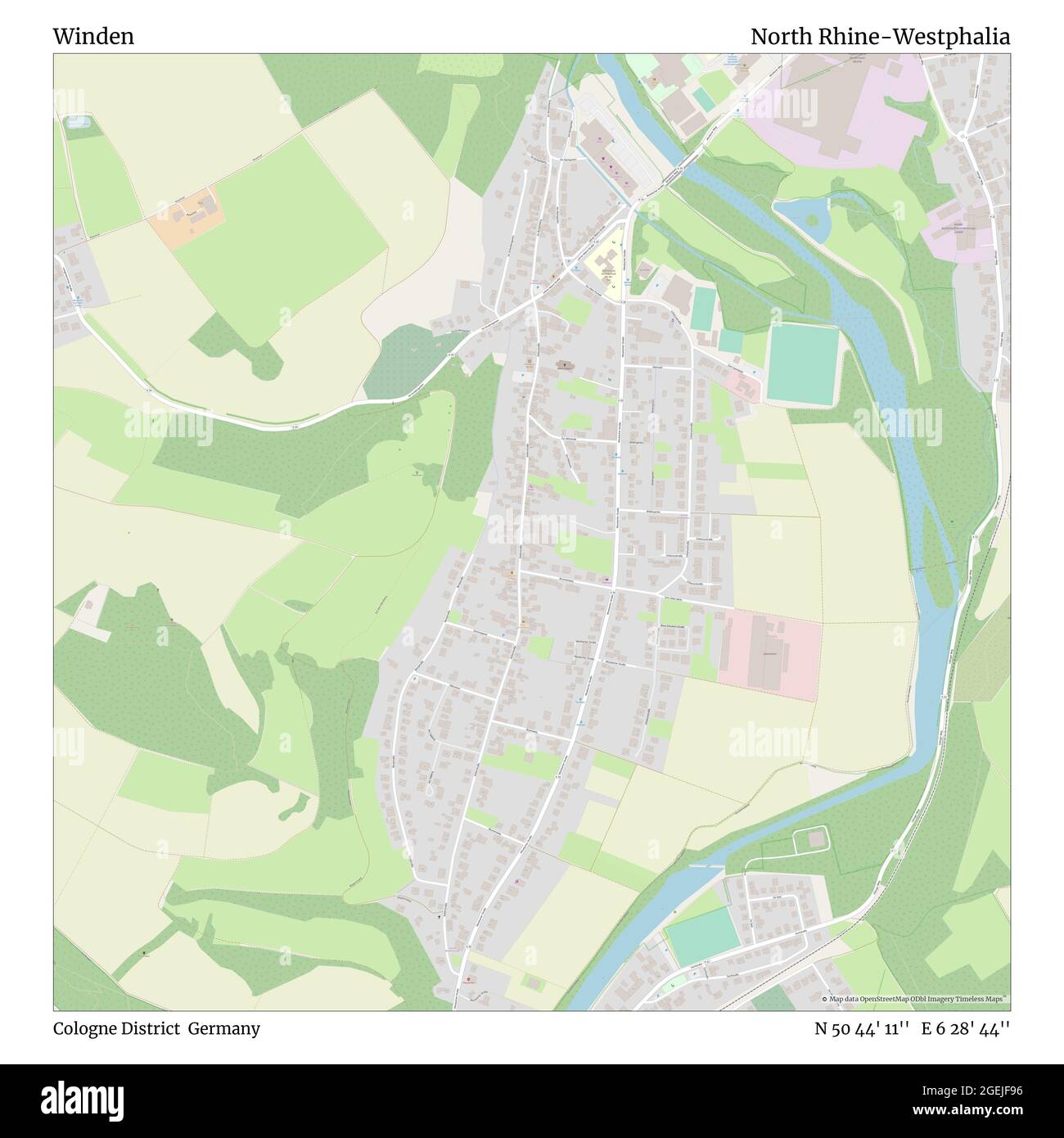 Winden, Cologne District, Germany, North Rhine-Westphalia, N 50 44' 11 ...