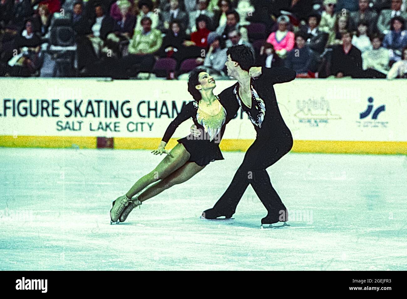 Kitty Carruthers, Peter Carruthers in the pairs skating competition at ...