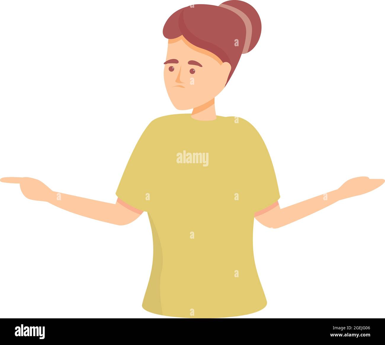 Ambiguity icon cartoon vector. Vuca uncertainty. Ambiguos question ...