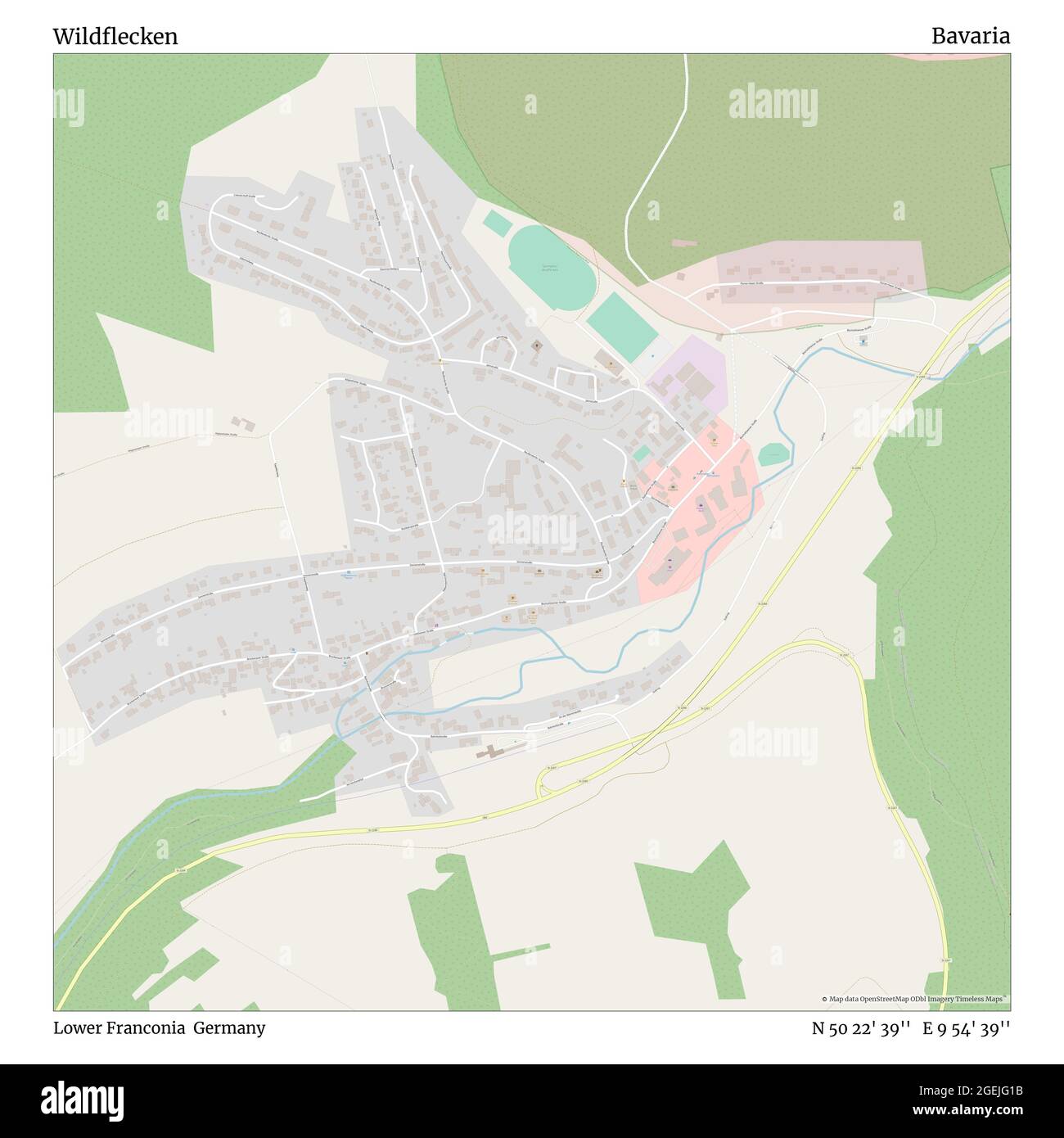 Wildflecken, Lower Franconia, Germany, Bavaria, N 50 22' 39'', E 9 54 ...