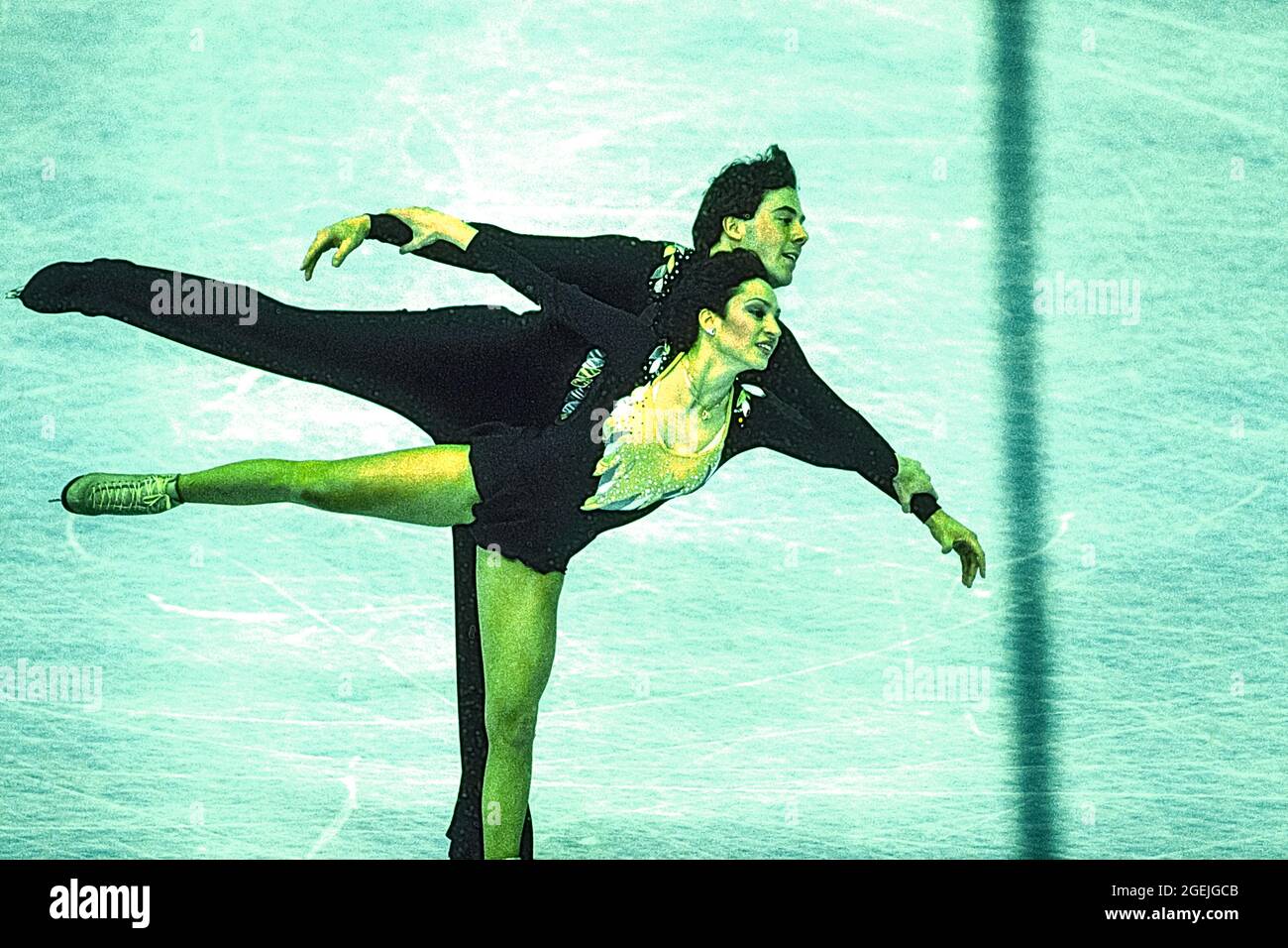 Kitty Carruthers, Peter Carruthers in the pairs skating competition at ...