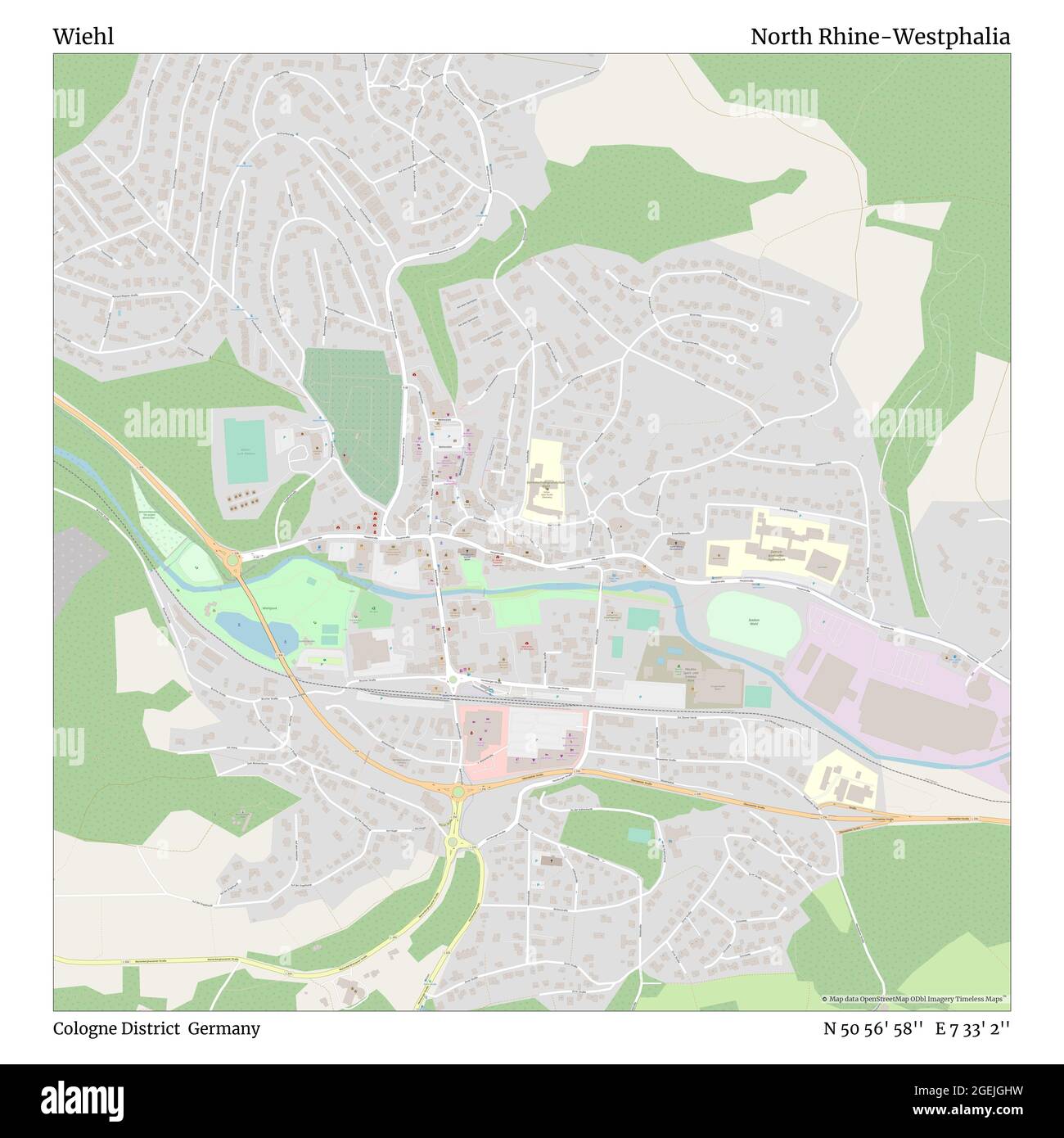 Wiehl, Cologne District, Germany, North Rhine-Westphalia, N 50 56' 58 ...