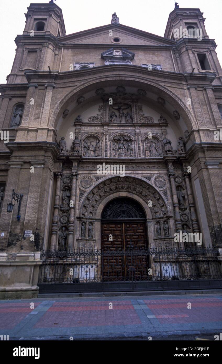 Entrance to basilica of santa engracia church hi-res stock photography ...